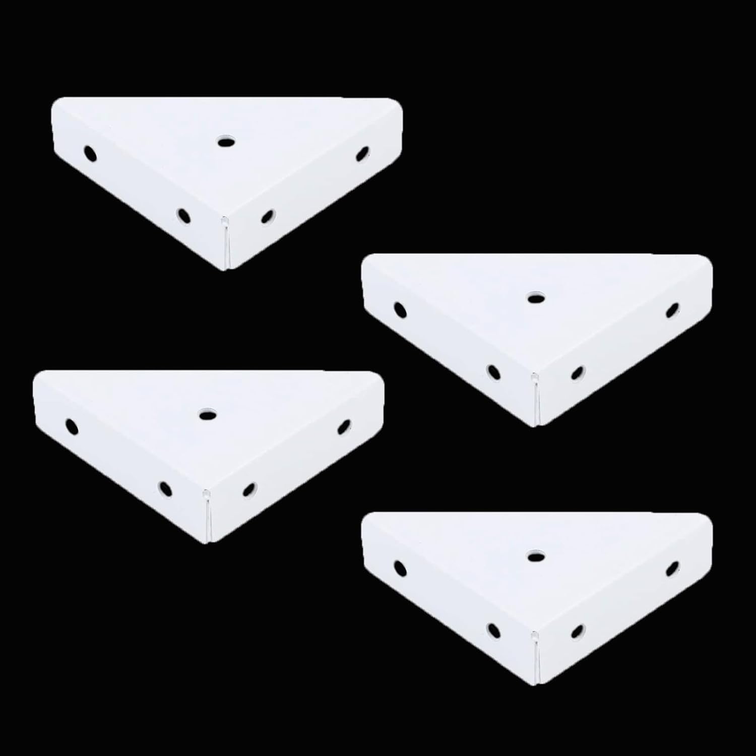 Amazon.com: Dnyta 4 Pcs 90 Degree Bracket Heavy Duty Triangle Shelf ...