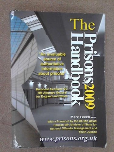 The Prisons Handbook 2009: Leech, Mark: 9780954482954: Amazon.com: Books