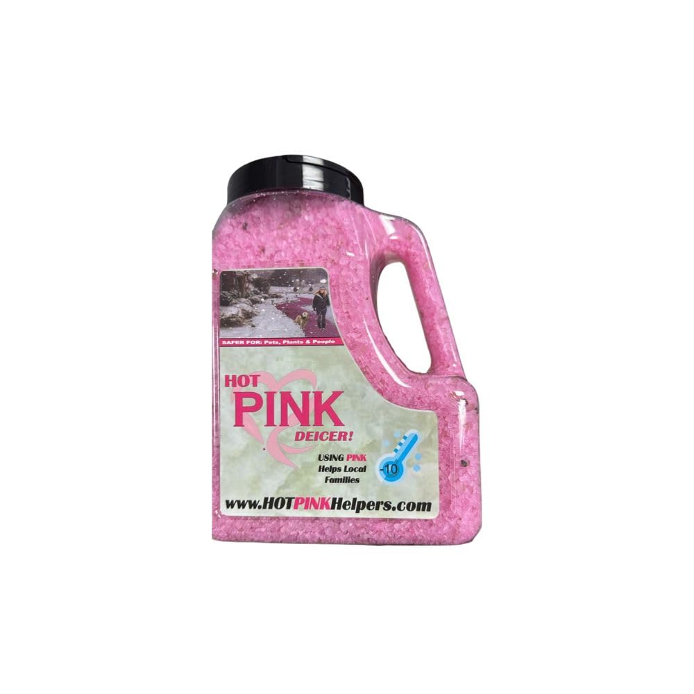 Amazon.com : Hot Pink Deicer Snow Melt Snow Salt Ice Melt Pet Safe Ice ...