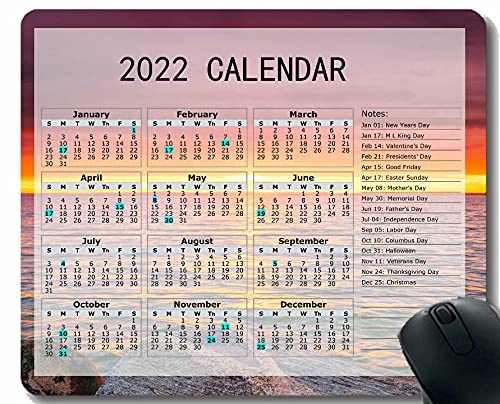 MIKKA 2022 Calendar Mouse Pad,Stone Texture Roughness Custom Gaming ...