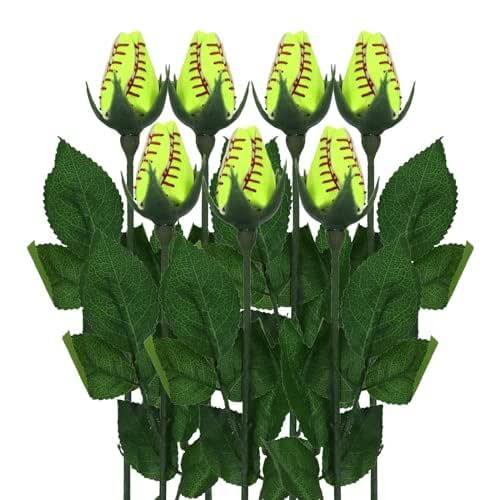 Amazon.com: ROSLILY Game Day Sport Leather Rose Personalized Softball ...
