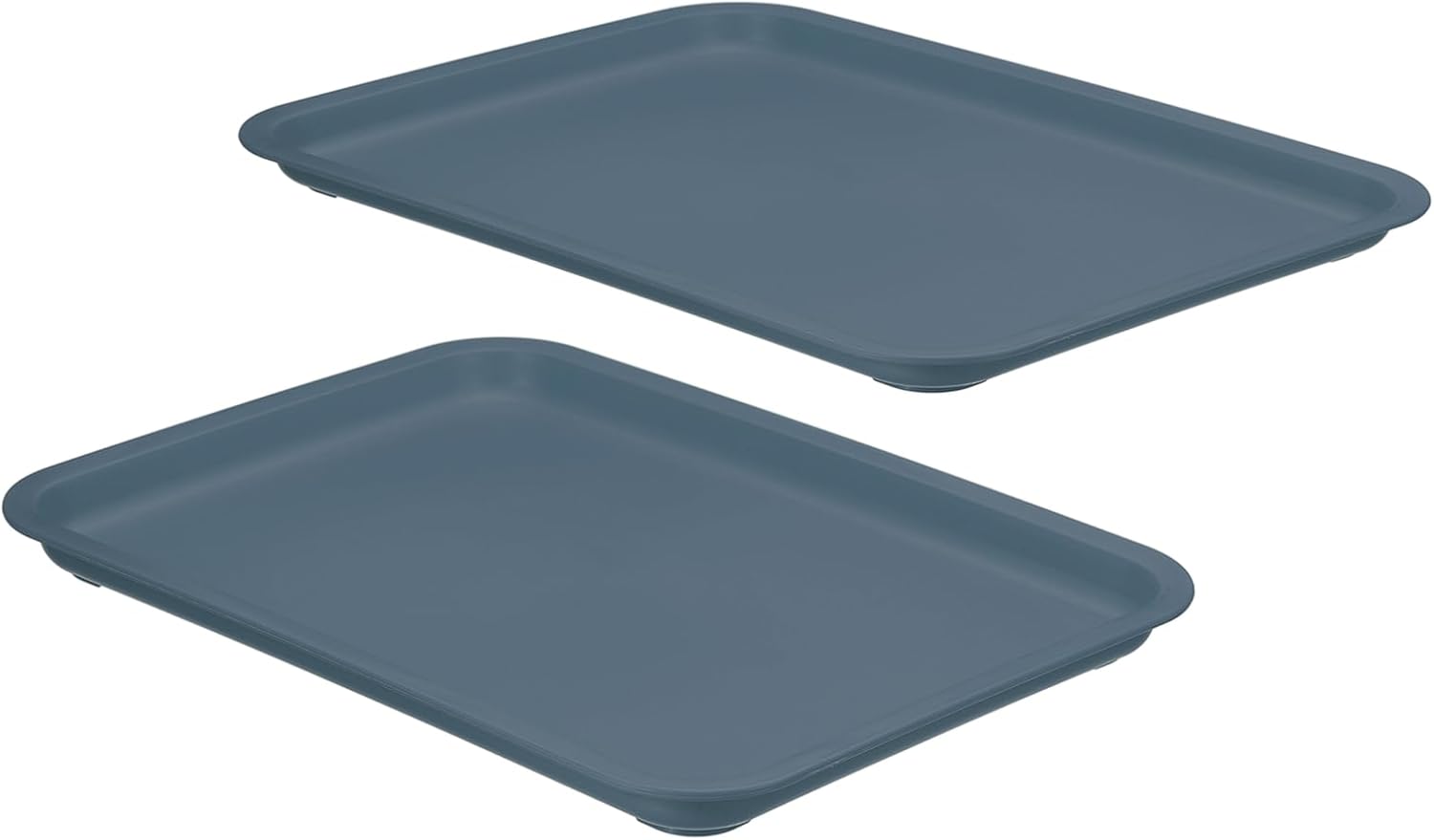 Amazon.com | PATIKIL 12x9 Fast Food Tray, 2 Pack Plastic Reusable Multi ...