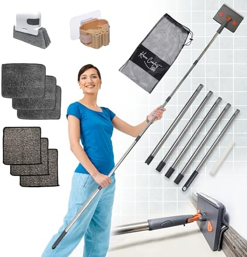 Amazon.com: 4 in 1 Baseboard Cleaner Duster with Squeegee, Max 82 ...