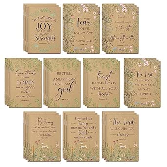 Ctosree 50 Pcs Bible Verse Prayer Journal Notebook for Women Christian ...