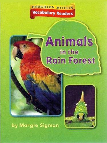 Amazon.com: Animals in the Rainforest, Level 1 Theme 6.3: Houghton ...