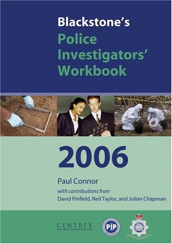 Blackstone's Police Investigators' Workbook (Blackstone's Police ...