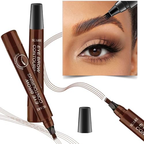 Amazon.com : Microblading Eyebrow Pen, 2025 Upgraded 3D Waterproof 4 ...