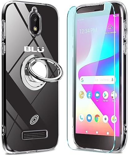 Amazon.com: TracFone BLU View 2 Case with Tempered Glass Screen ...