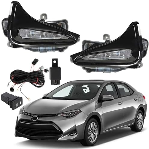 Amazon.com: GXYWADY Pair of Daytime Running Lamps Fog Lights ...