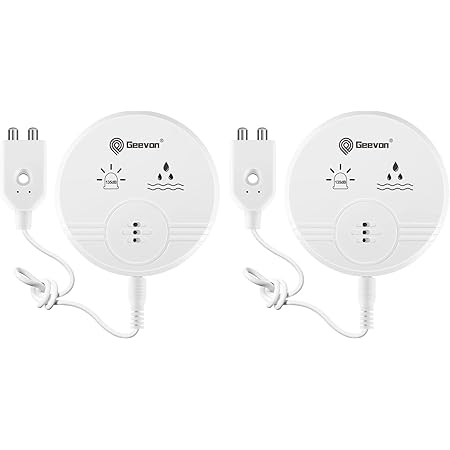 Ximimark 2Pcs Water Leak Alarm Flood Level Bath Tub Sink Overflow ...