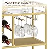 Amazon.com - MAHANCRIS Bar Cart for Home, 3-Tier Serving Cart with ...