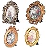 Amazon.com - Geetery 4 Pcs Mini Gold Vintage Frames Set, Small Antique ...