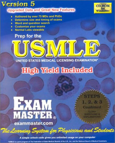 Exam Master for the USMLE Steps 1, 2, & 3, Version 5: Individual User ...