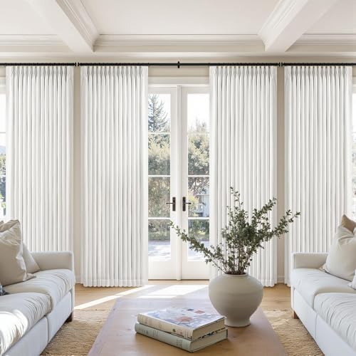 Amazon.com: Topfinel Pinch Pleated 100% Blackout Linen Curtains for ...