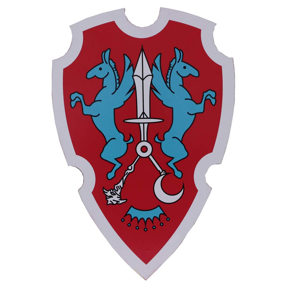 Amazon.com: Seven Deadly Sins Red Holy Knights Emblem Wooden Shield ...