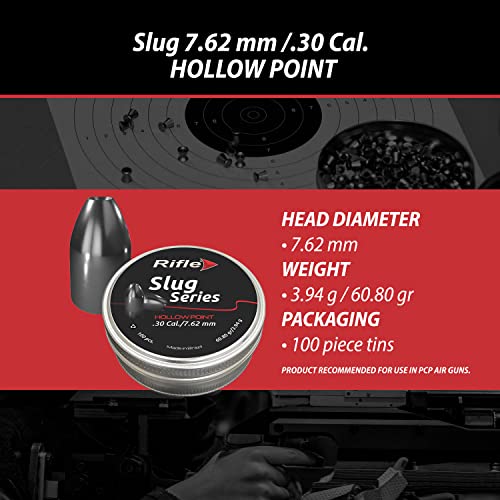 Snapklik.com : Rifle Hollow Point Slug Air Gun Pellets30 Caliber762 ...