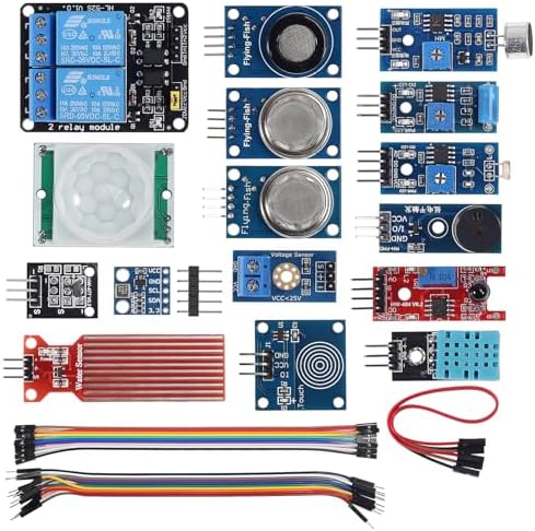 Amazon.com: UMLIFE Upgraded 16 in 1 Smart Home Sensor Modules Kit ...