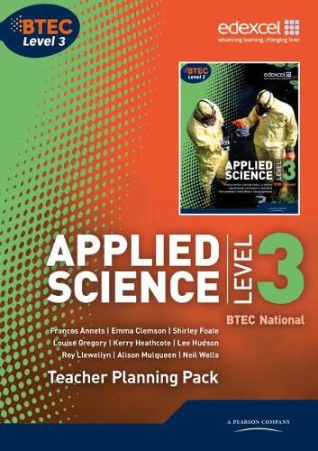 BTEC Level 3 National Applied Science Teacher Planning Pack (BTEC ...