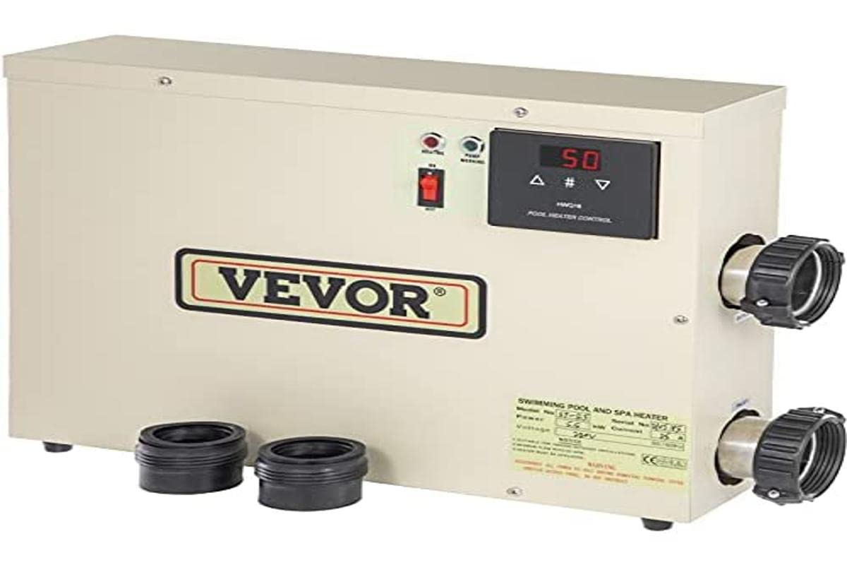 Buy VEVOR Electric SPA Heater 5.5KW 220V 50-60HZ Digital SPA Water ...