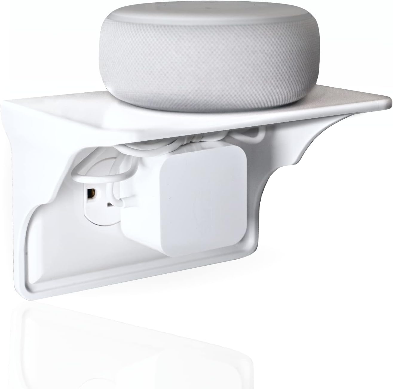 Amazon.com: Storage Theory Power Perch Horizontal Wall Outlet Shelf 1 ...