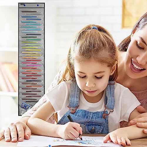 Snapklik.com : ANZORG Hanging Pencil Holder Classroom Pencil Parking ...