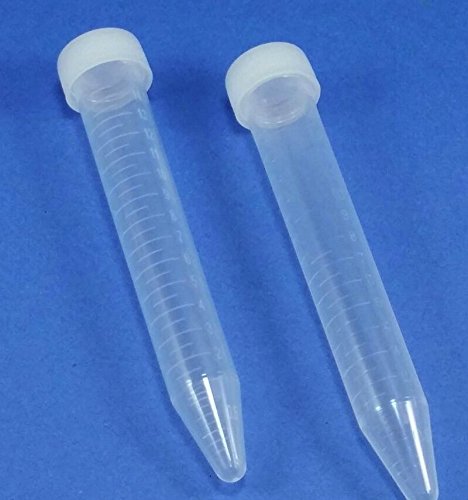 eCon Lab Supply 15mL Microcentrifuge Tubes, Certified Dnase/Rnase Free ...