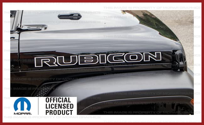 Mopar Wrangler Hood Decal