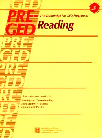 The Cambridge Pre-Ged Program in Reading.: Cambridge University Press ...