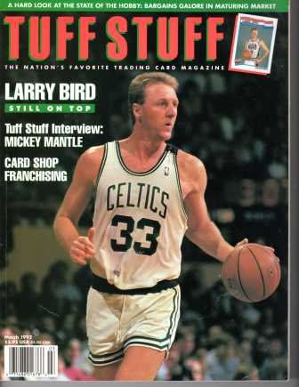 Tuff Stuff (The Nation's Favorite Trading Card Magazine, March 1992 ...