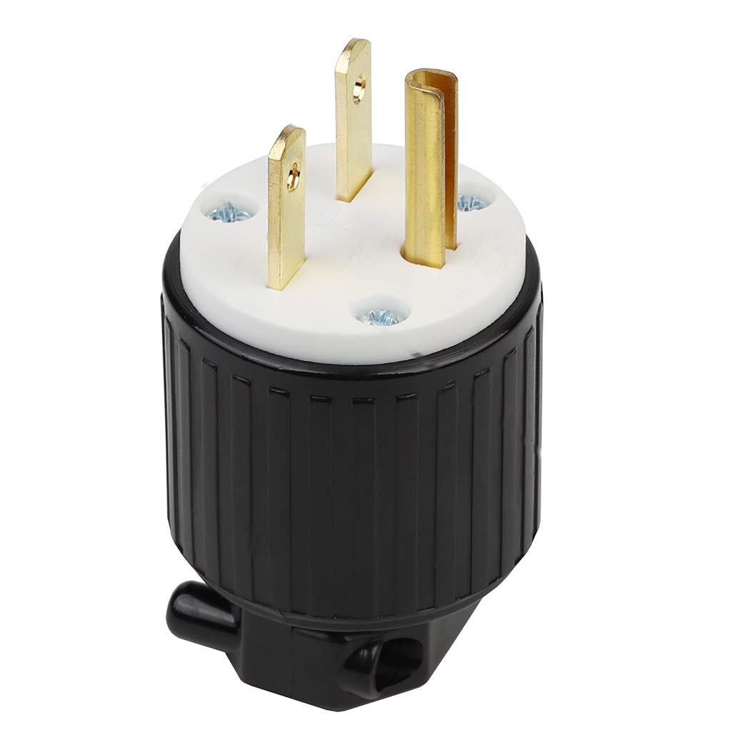 Snapklik.com : Tekit NEMA 6-15P Male Plug,Industrial Grade 15A 250V ...