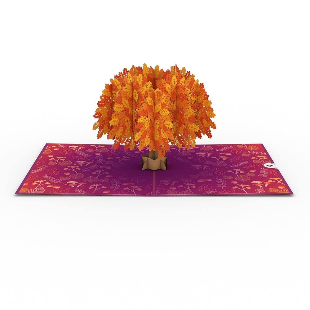 Snapklik.com : Oak Tree Pop Up Card, 5x7-3D Greeting Card, Fall ...
