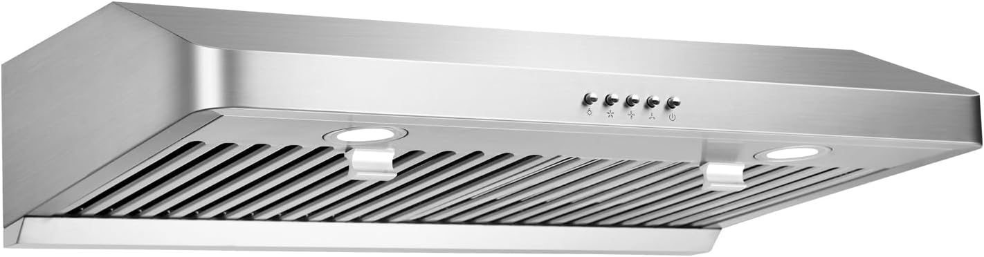 Amazon.com: Broan- NuTone BCDF130SS Glacier Convertible Range Hood ...