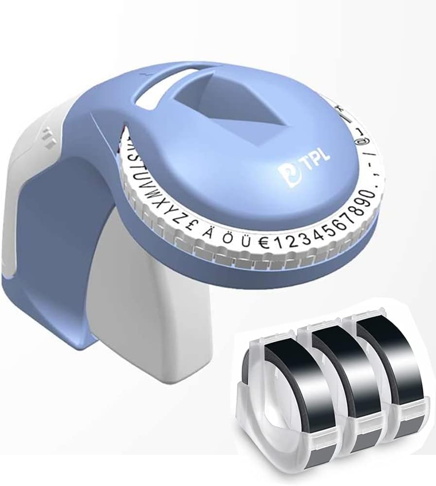 Amazon.com : PELAOCA Embossing Label Maker Machine with Tapes, 3D ...