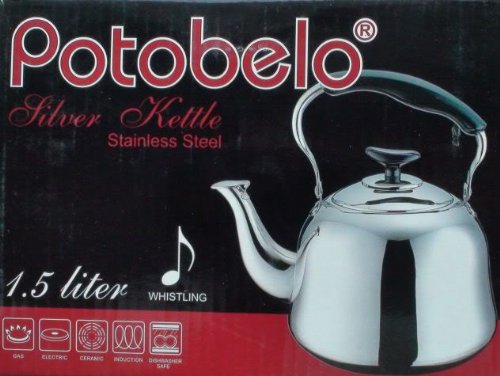PORTABELO Italian Tea Pot Kettle - Amazon.com Music