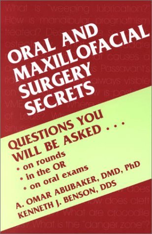 Buy Oral and Maxillofacial Surgery Secrets (The Secrets Series) Book ...