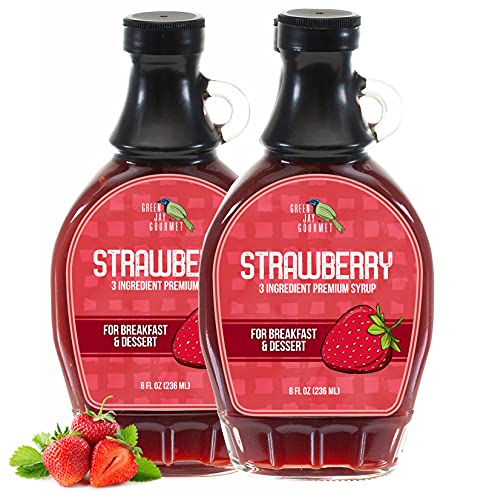 Snapklik.com : Green Jay Gourmet Strawberry Syrup - 3 Ingredient ...