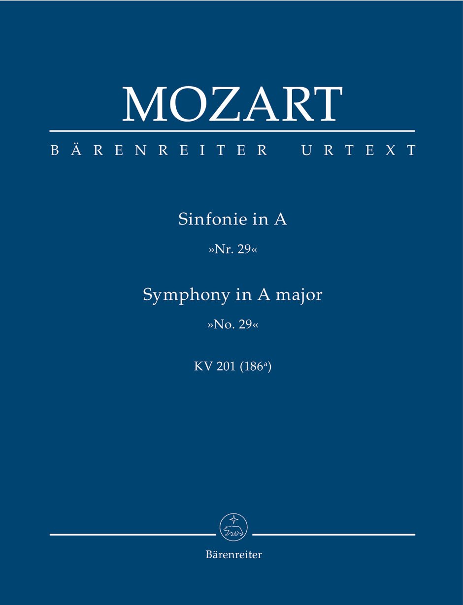 Mozart: Symphony No. 29 in A Major, K. 201 (186a) (Study Score ...