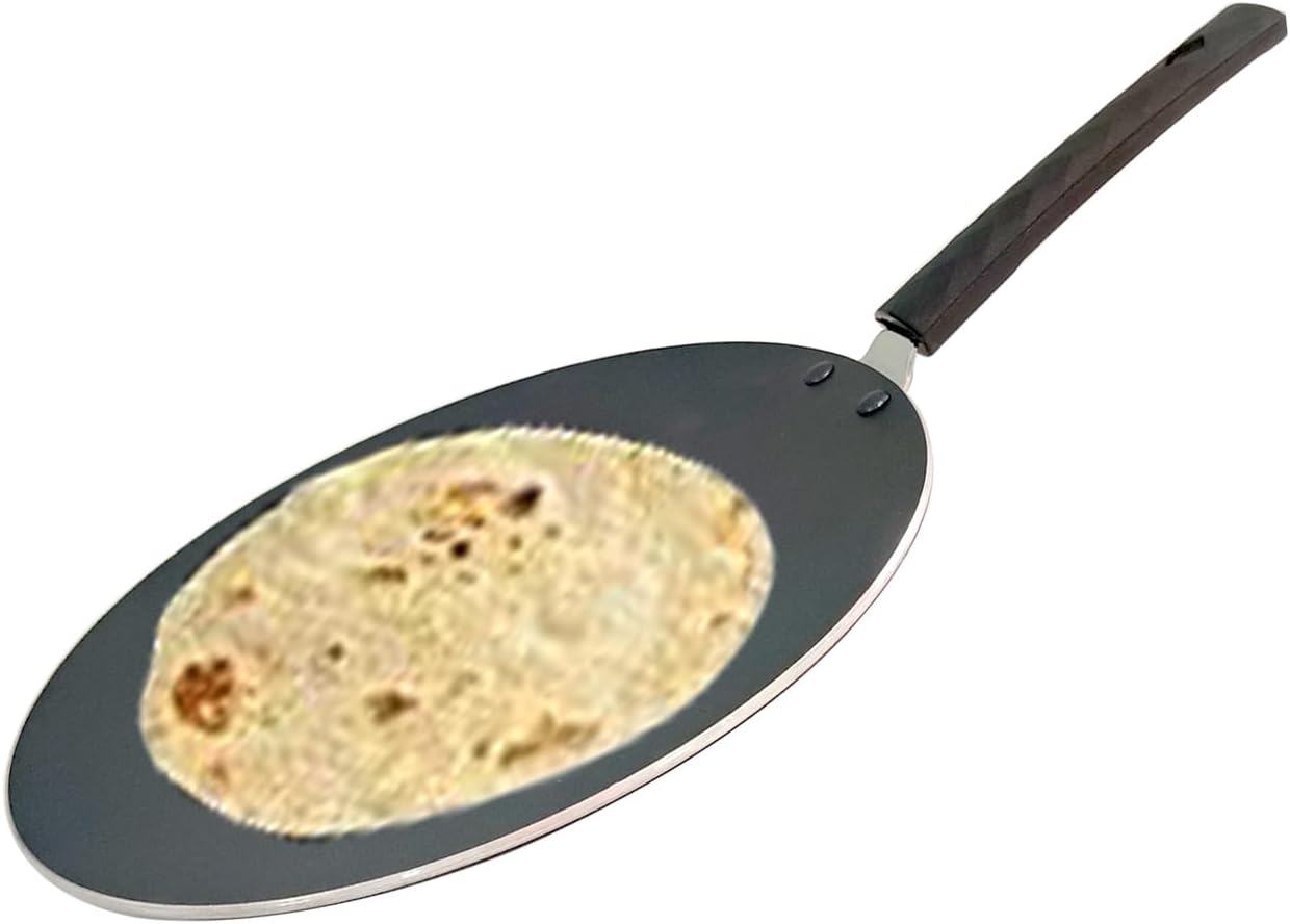 Amazon.com: G & D Roti Pan Aluminum Tawa Concave Tava Naan Roti Chapati ...