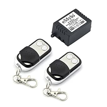 eMylo® DC 12V 1 Channel RF Relay Smart Wireless Remote Control Light ...