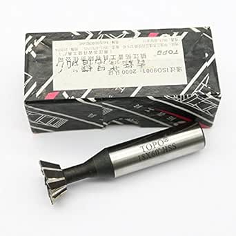 18mm X 60 Degree HSS Straight Shank Dovetail Slot Cutter End Mill CNC ...