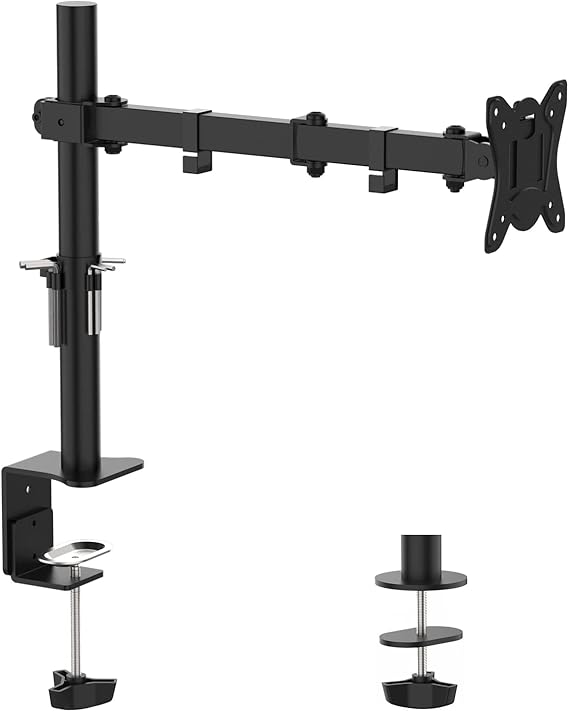 GRIFEMA Single Monitor Arm Desk Mount for 13" to 32" Screens, 2 Mouting ...