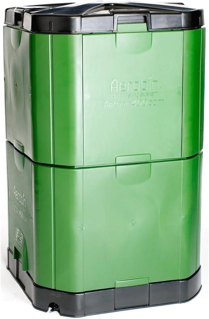 Amazon.com : Exaco Aerobin 400 Insulated Compost bin, 113 Gallon, Green ...