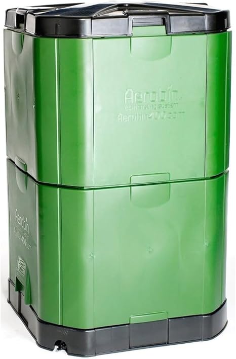 Amazon.com : Exaco Aerobin 400 Insulated Compost bin, 113 Gallon, Green ...