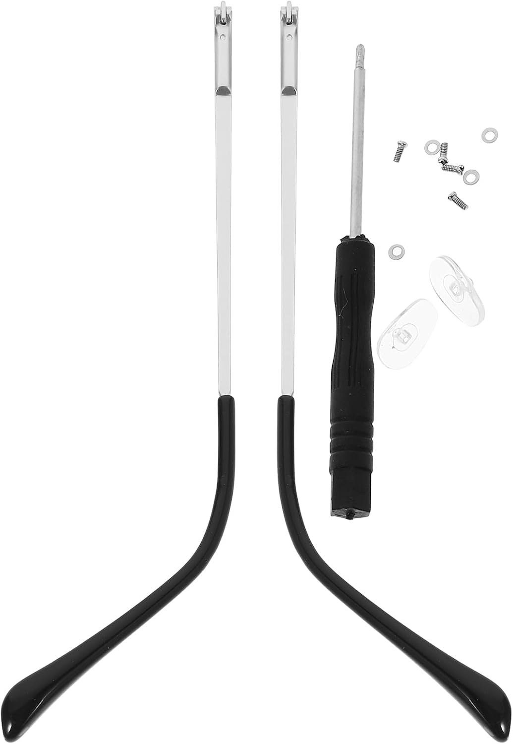 Amazon.com: LALAFINA Metal Glasses Replacement Temple Eyeglass Arms ...