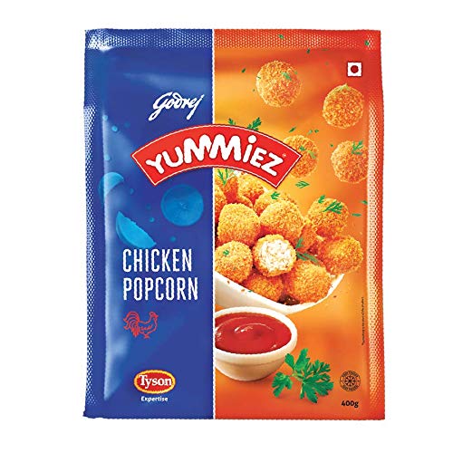 Godrej Yummiez Chicken Popcorn Pouch, 400 g : Amazon.in: Grocery ...