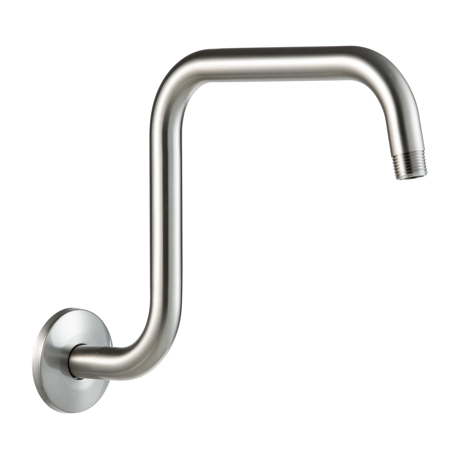 Snapklik.com : OFFO Shower Head Extension Arm 13 Inch, Brushed Nickel S ...