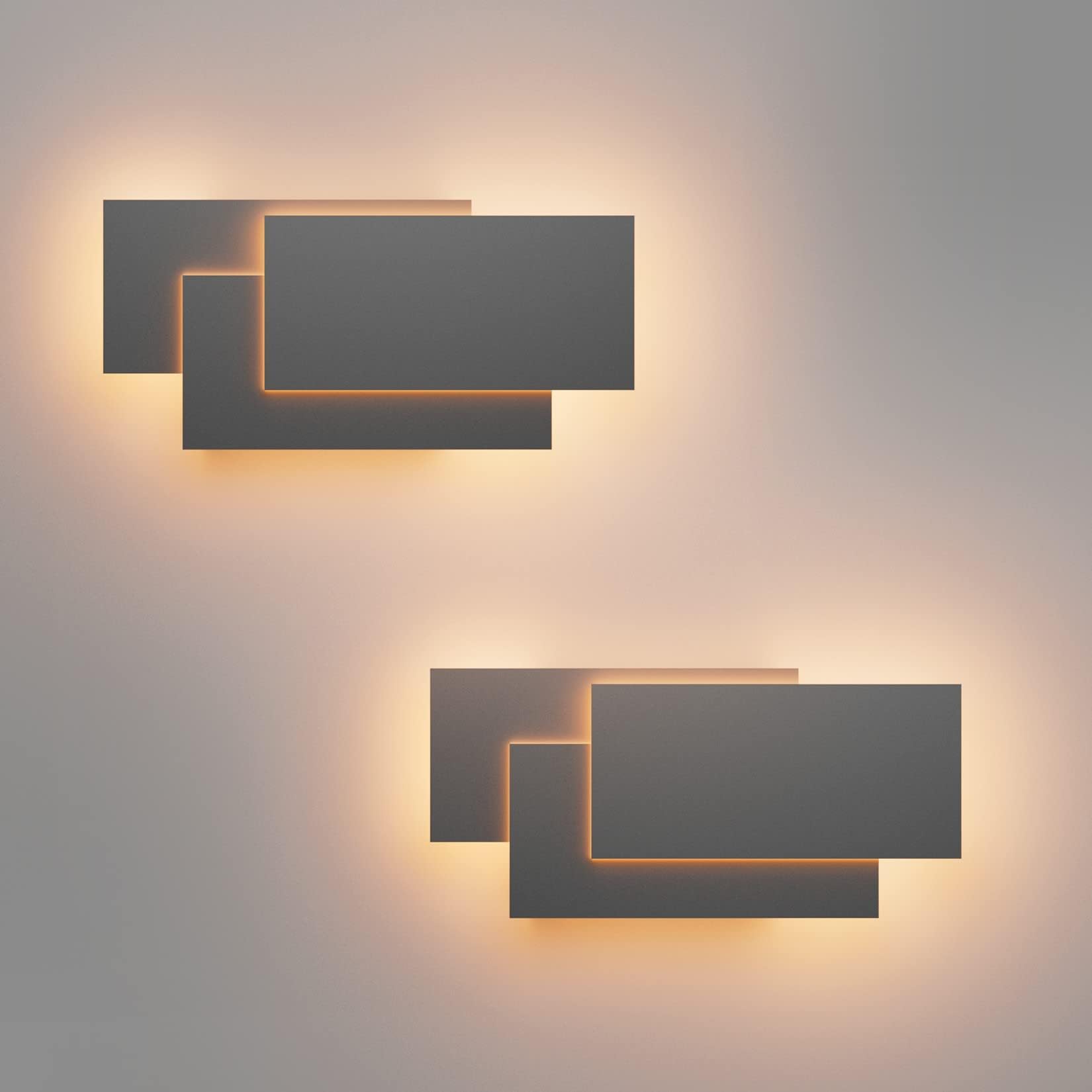 Lightess 18W LED Wandleuchte Innen Modern Up Down Wandlampe aus ...