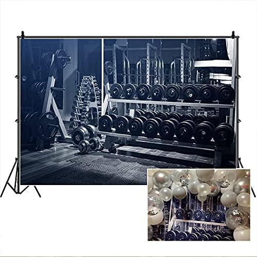 Amazon.com : Baocicco 7x5ft Gym Equipment Backdrop Vinyl Photography ...
