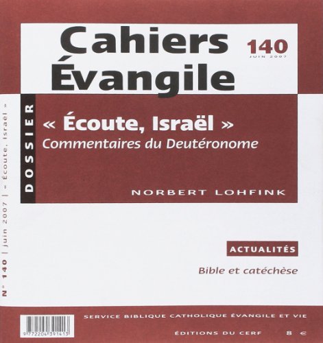 Amazon.com: CAHIERS EVANGILE NUMERO 140 ECOUTE ISRAEL: 9772204391413 ...