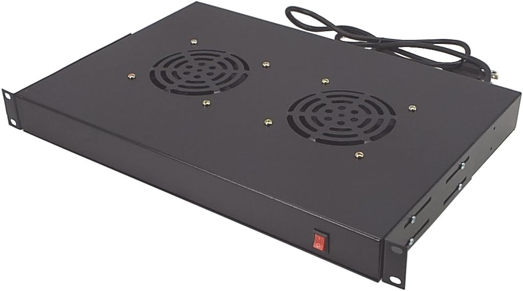 Amazon.com: CNAweb 1U Dual Fan Rack Mount Cabinet Server Fan Unit ...